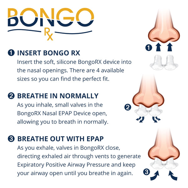 Bongo Rx EPAP Therapy Device Starter Kit - Easy CPAP